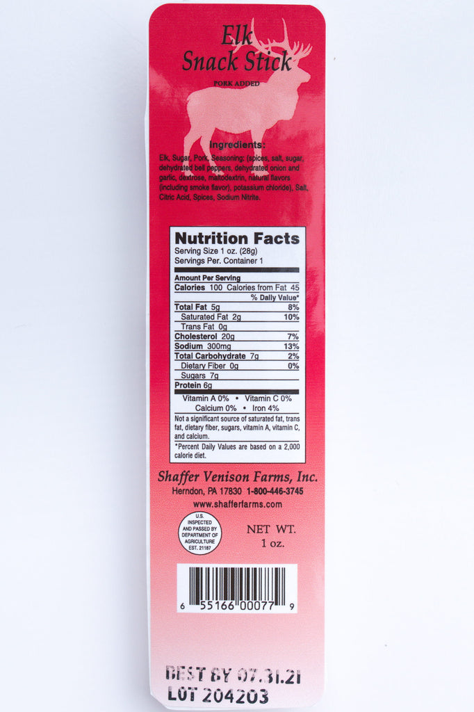 Individual packaged variety pack snack stick