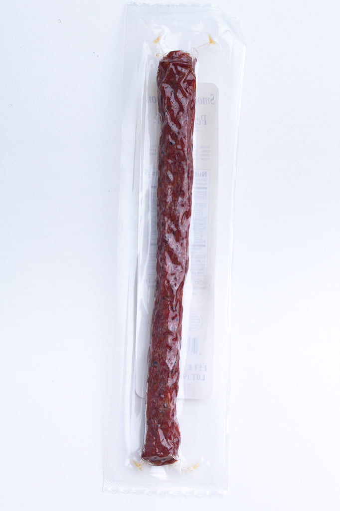 Individual packaged original venison snack stick